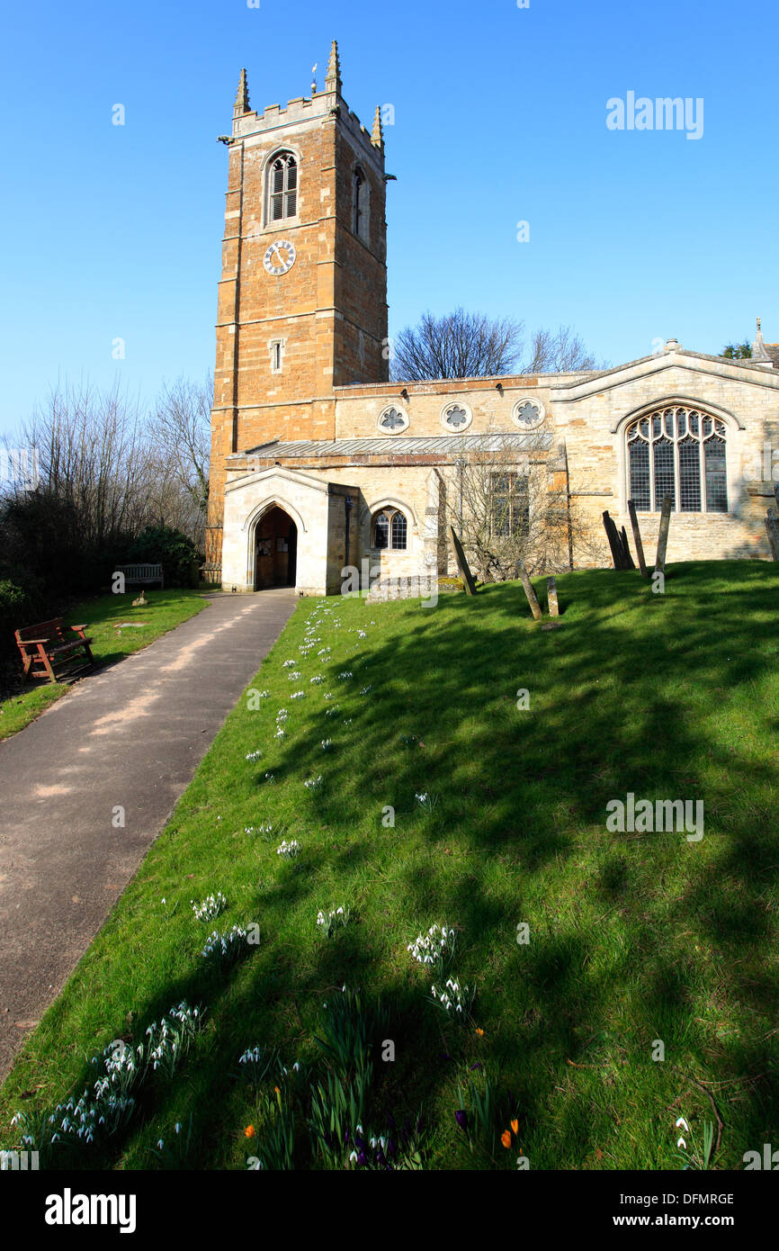 St James Parish Church, Gretton village, Northamptonshire County ...