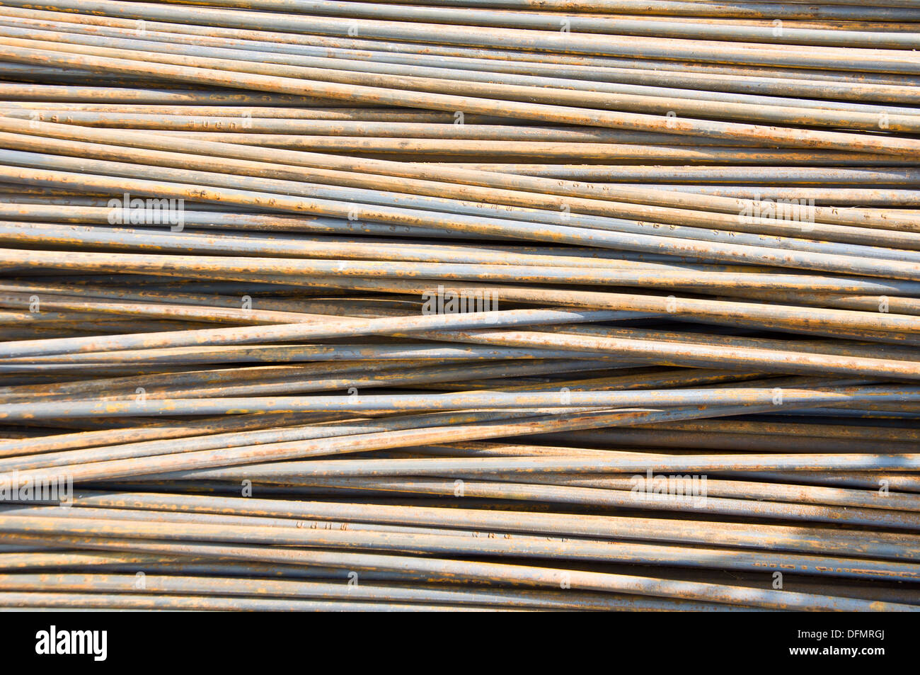 rust on rod steel for construction Stock Photo - Alamy