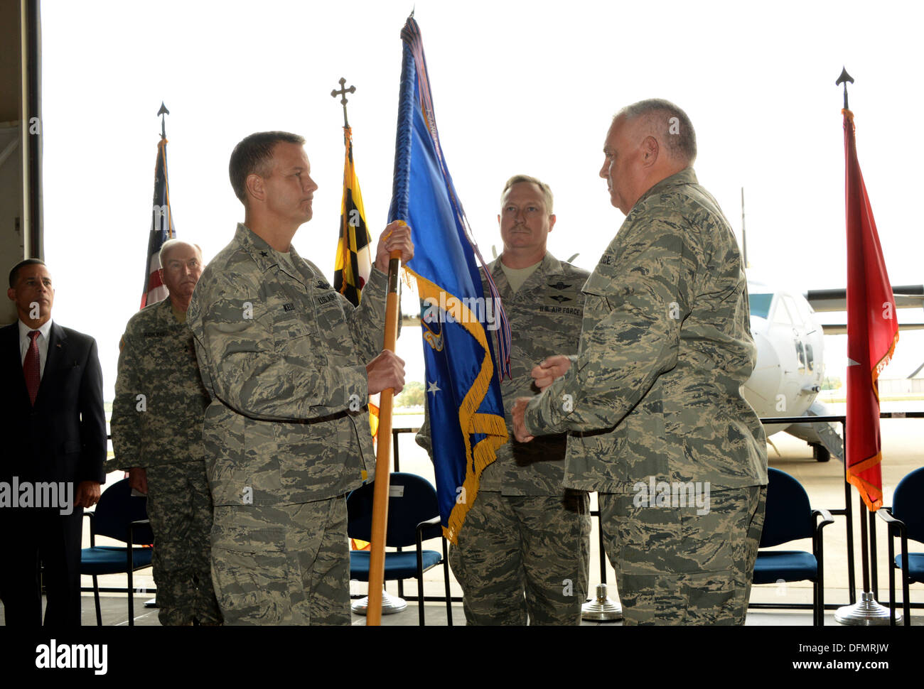 U.S. Air Force Brig.Gen. Scott L Kelly, commander of the 175th Wing ...