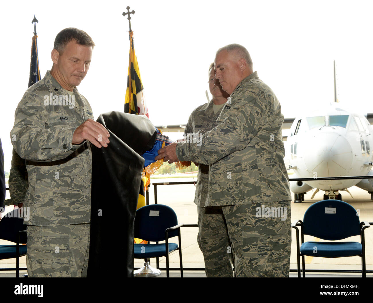 U.S. Air Force Brig.Gen. Scott L Kelly, commander of the 175th Wing and ...