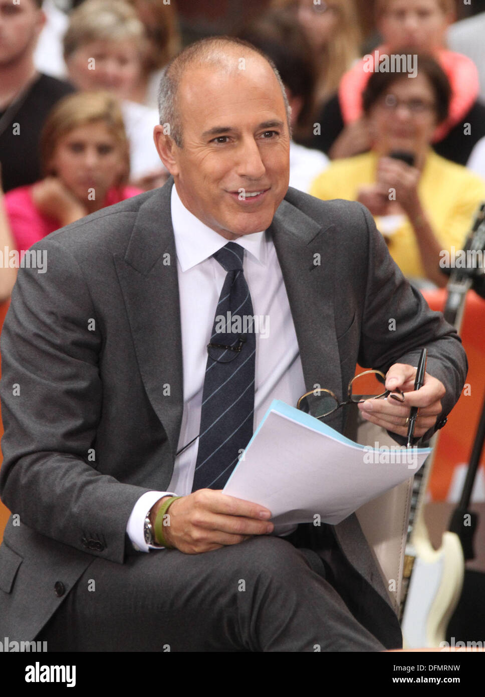 New York, New York, USA. 7th Oct, 2013. 'Today' show co-host MATT LAUER ...
