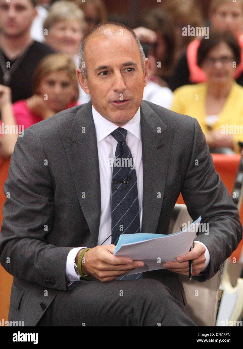 New York, New York, USA. 7th Oct, 2013. 'Today' show co-host MATT LAUER ...