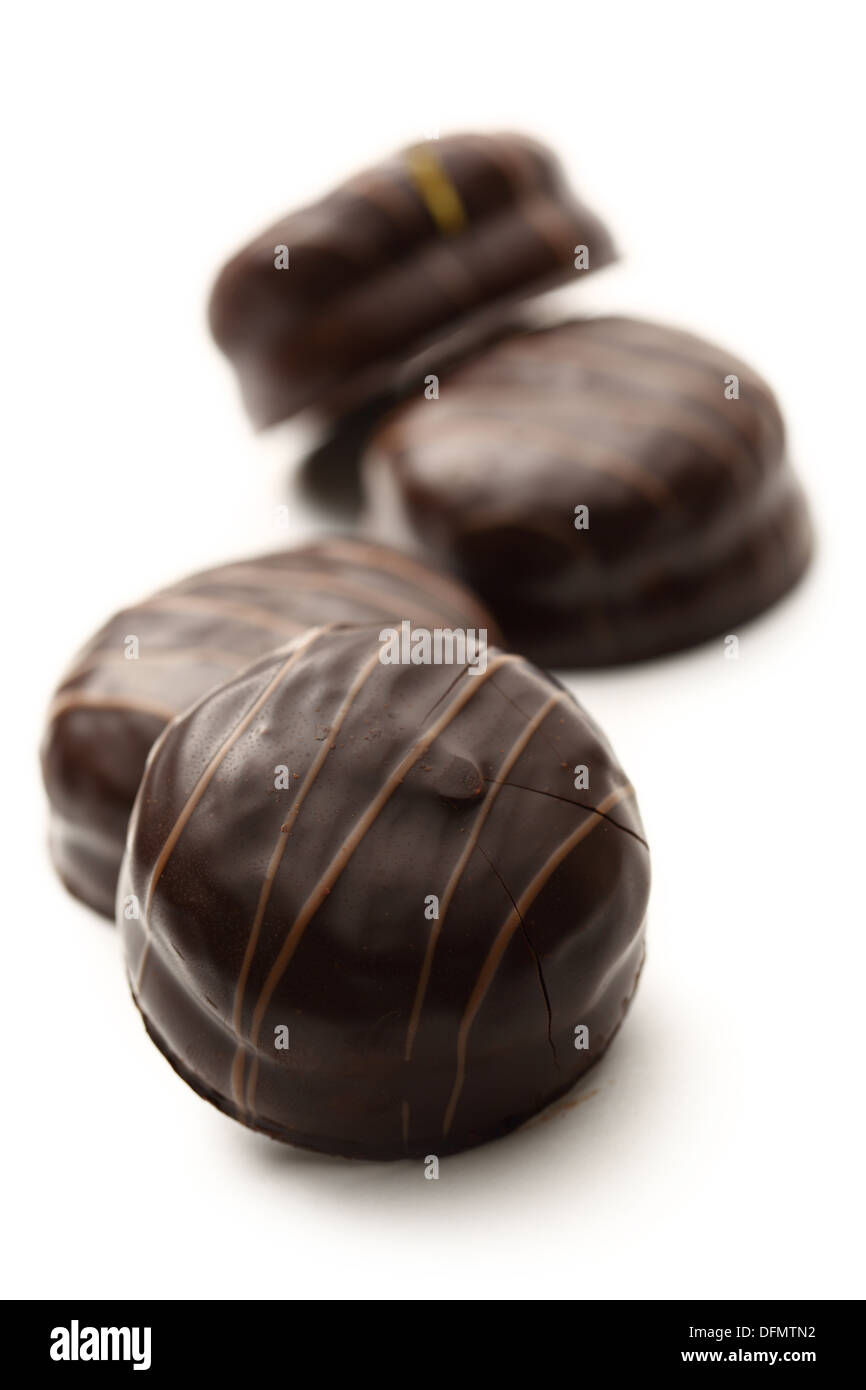 Round chocolate biscuits hi-res stock photography and images - Alamy
