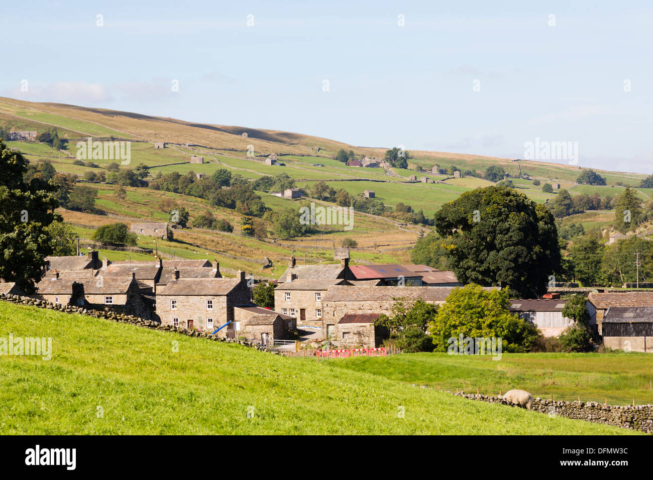 Swaledale village of Twaite.Yorkshire Dales Stock Photo - Alamy