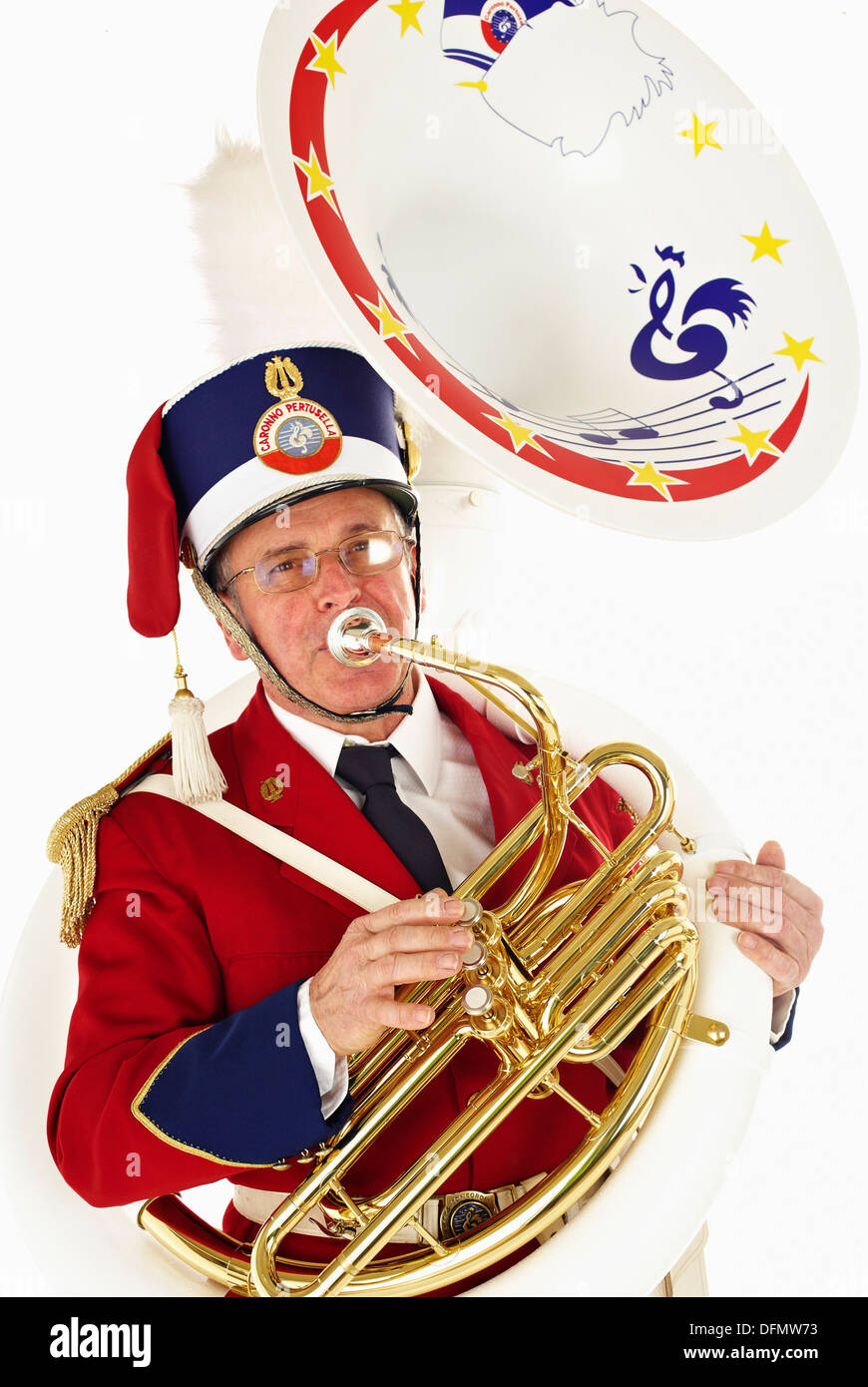 Man playing sousaphone hi-res stock photography and images - Alamy