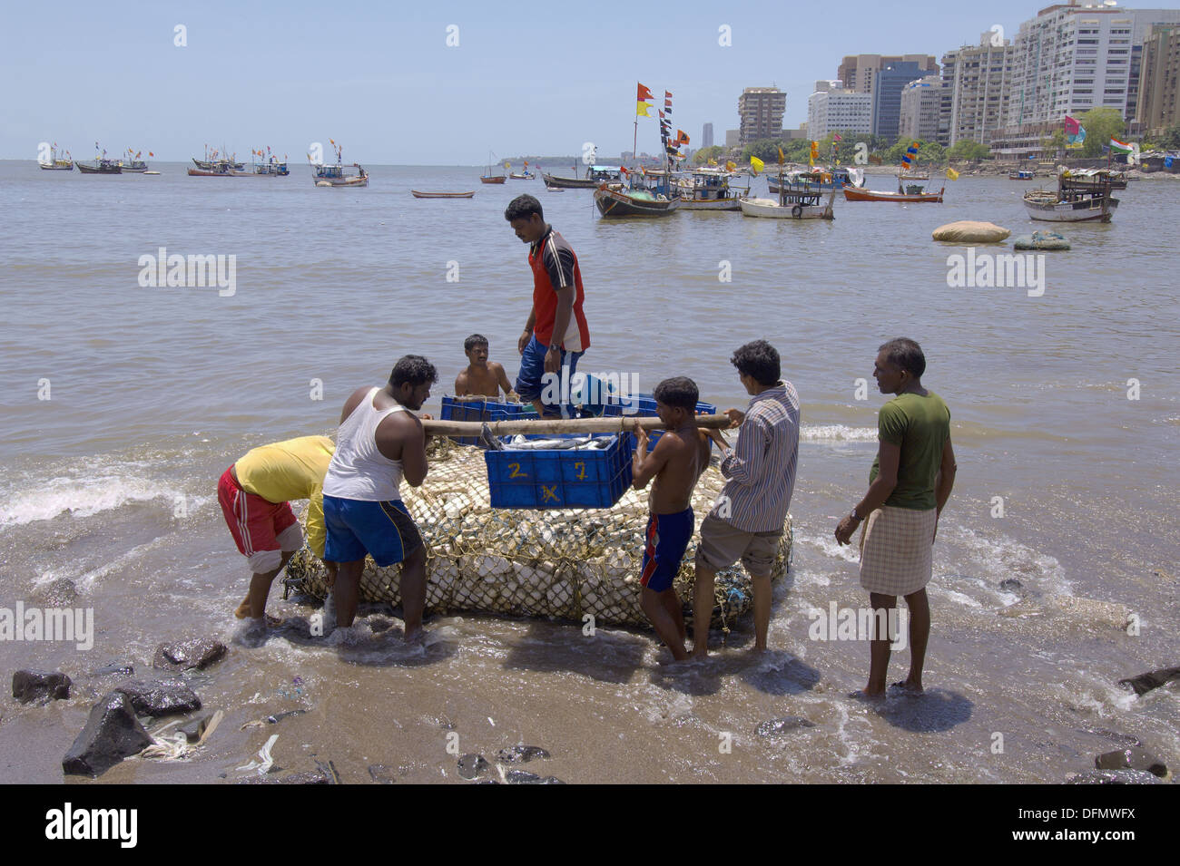 India mumbai bombay back bay hi-res stock photography and images - Alamy