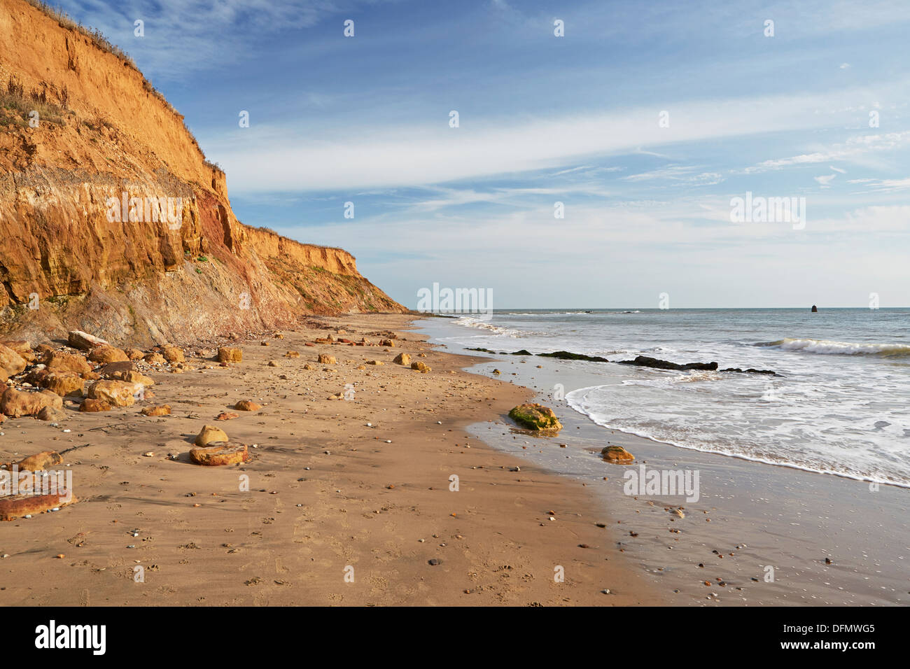 Isle of Wight Hanover Point Compton Bay Stock Photo - Alamy