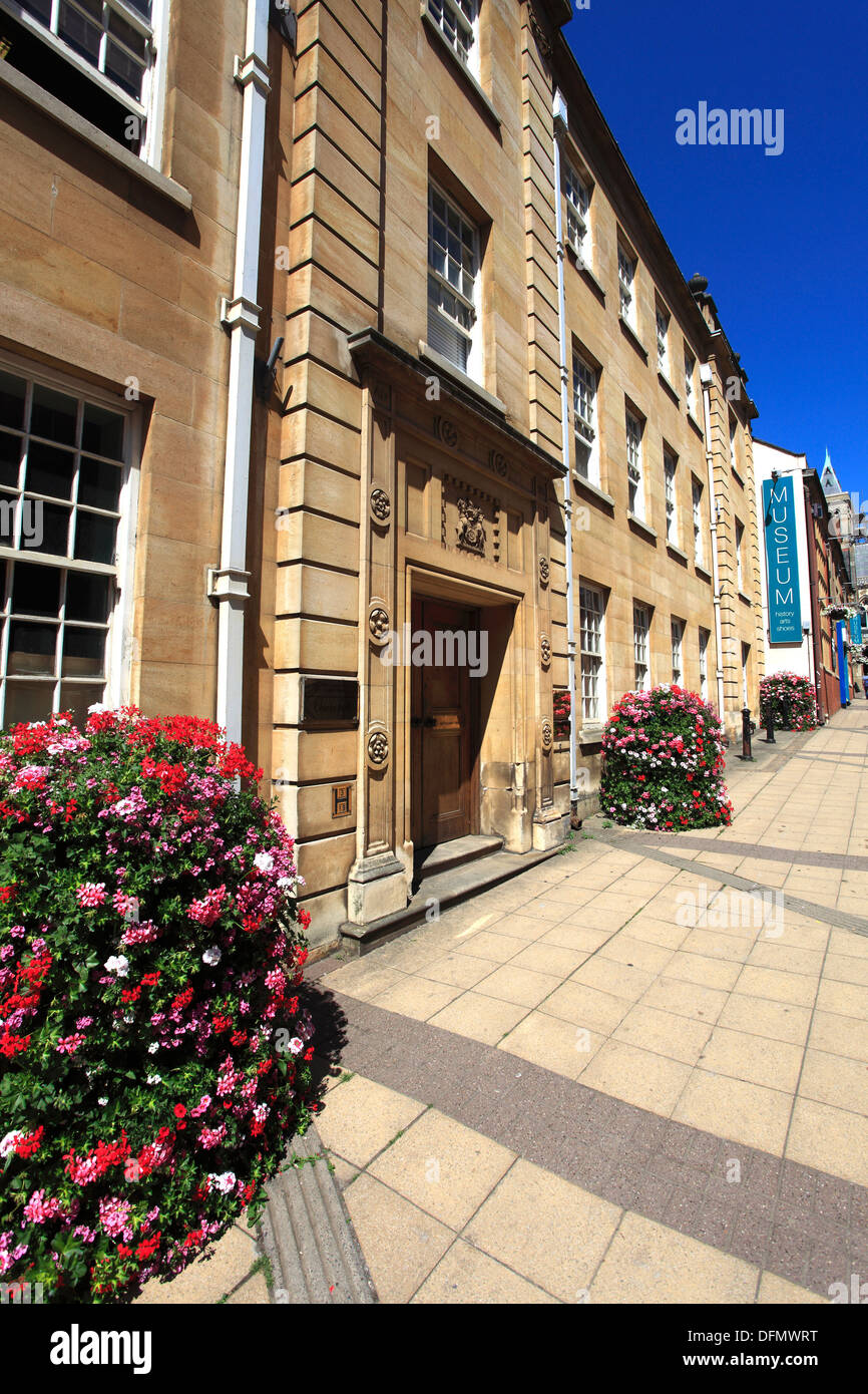 The County Hall building frontage, Cultural Quarter, Town centre street ...