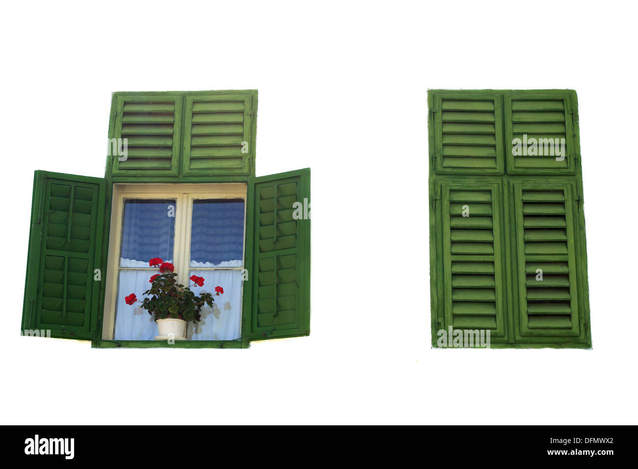Windows shutter Cut Out Stock Images & Pictures - Alamy