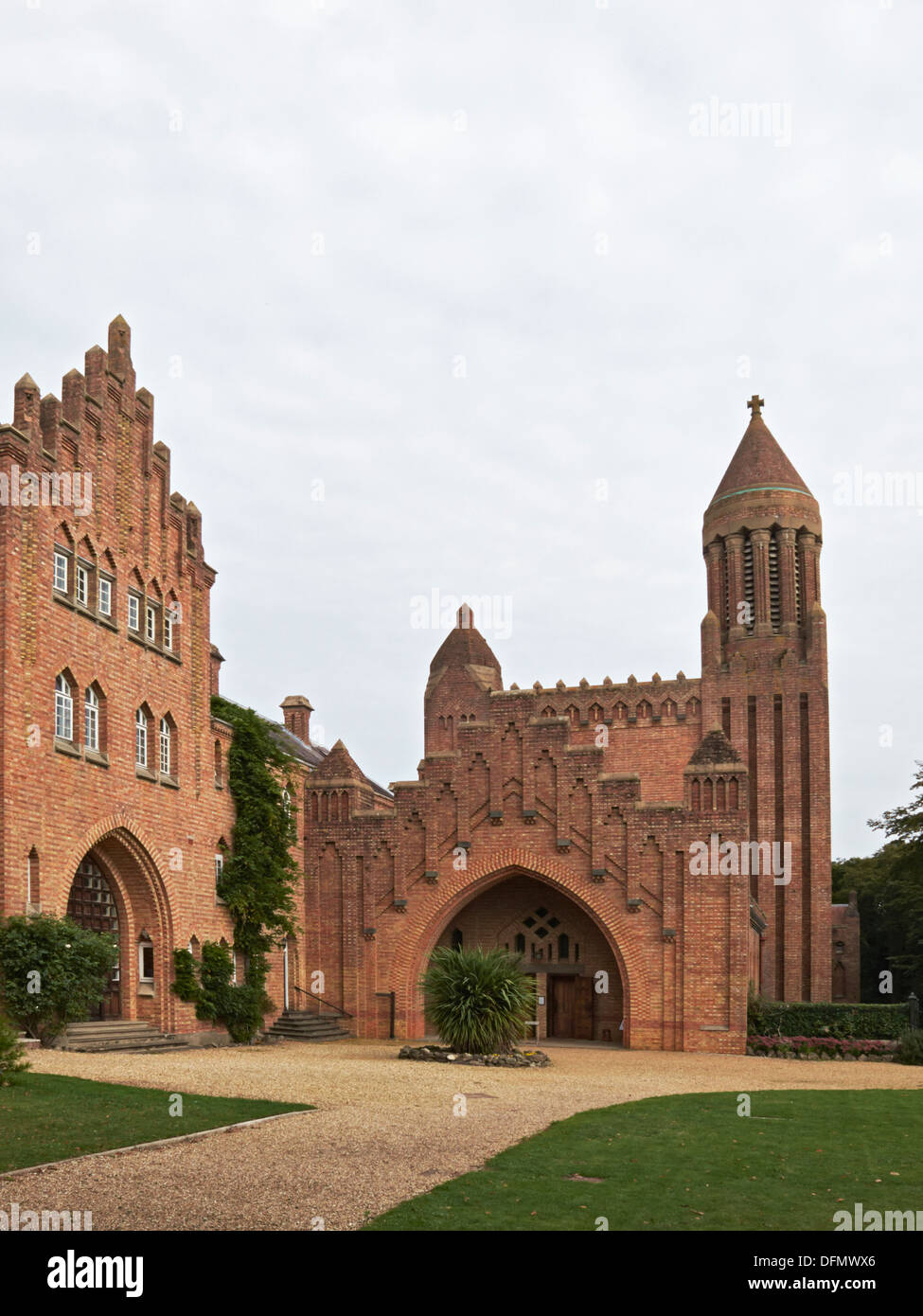 Isle of Wight Quarr Benedictine Abbey Stock Photo - Alamy