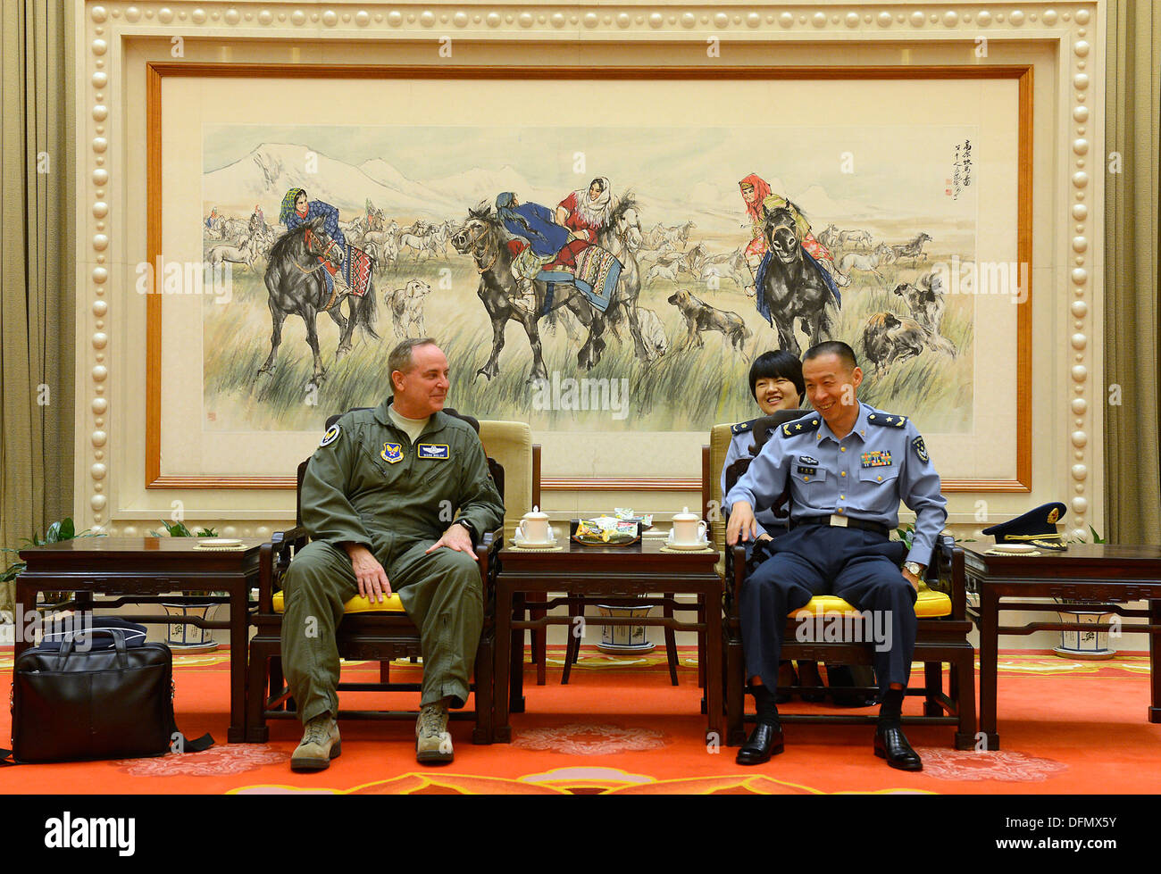 Air Force Chief of Staff Gen. Mark A. Welsh III meets with People's ...