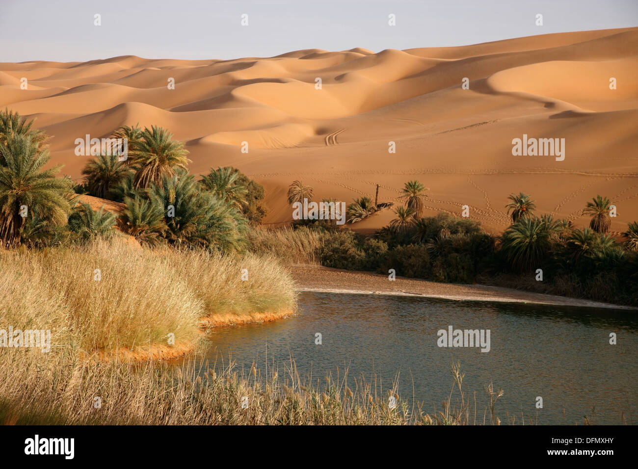 Umm al maa salt lake ubari hi-res stock photography and images - Alamy