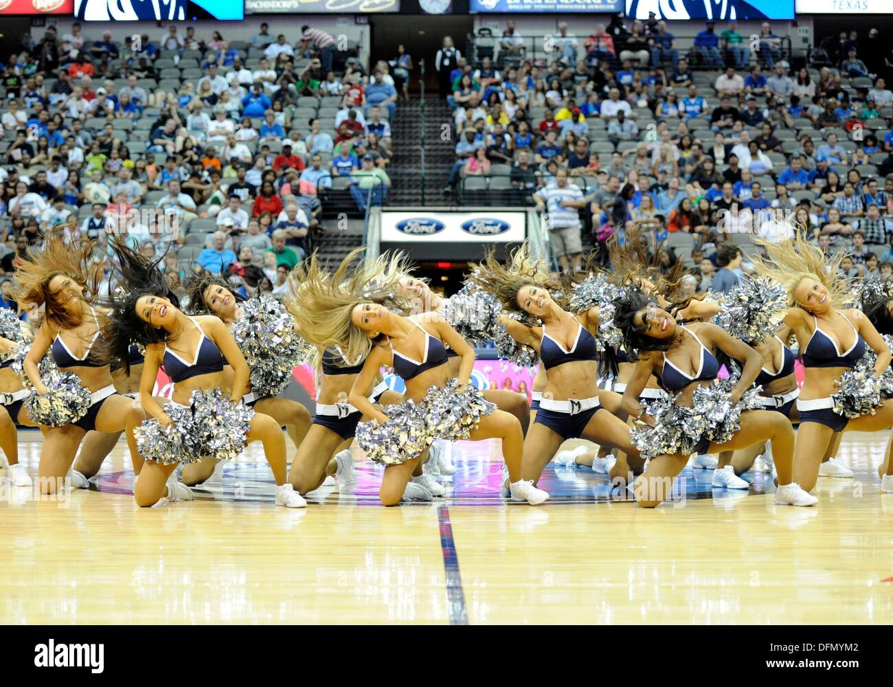 Oct 04, 2013: The Dallas Mavericks Dancers perform during the Dallas ...
