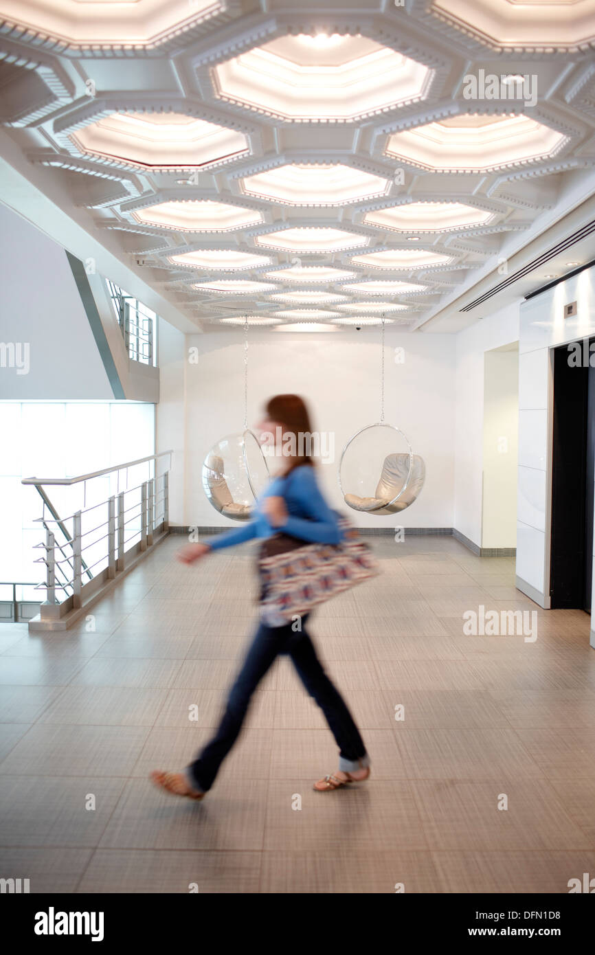 Motion along hallway people walking hi-res stock photography and images ...