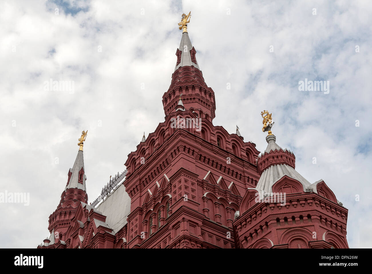 State Historical Museum, Russian revivalist architectural style, Moscow ...