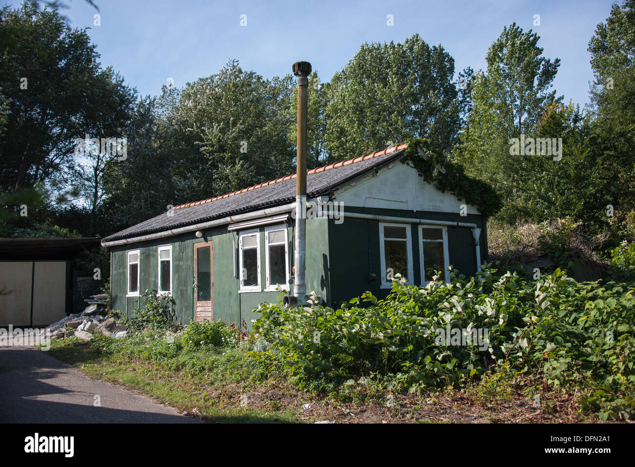 old used cottage in the dutch forest Stock Photo - Alamy