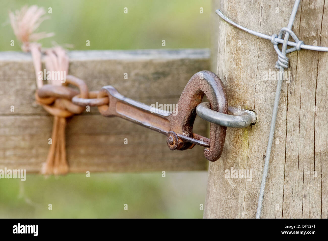 Closing Farm Gate High Resolution Stock Photography and Images - Alamy