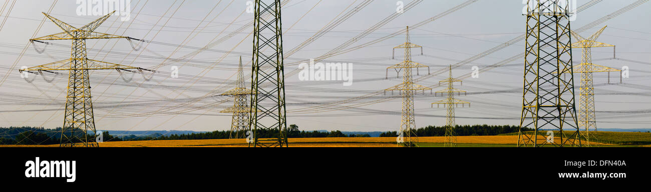 Power poles hi-res stock photography and images - Alamy