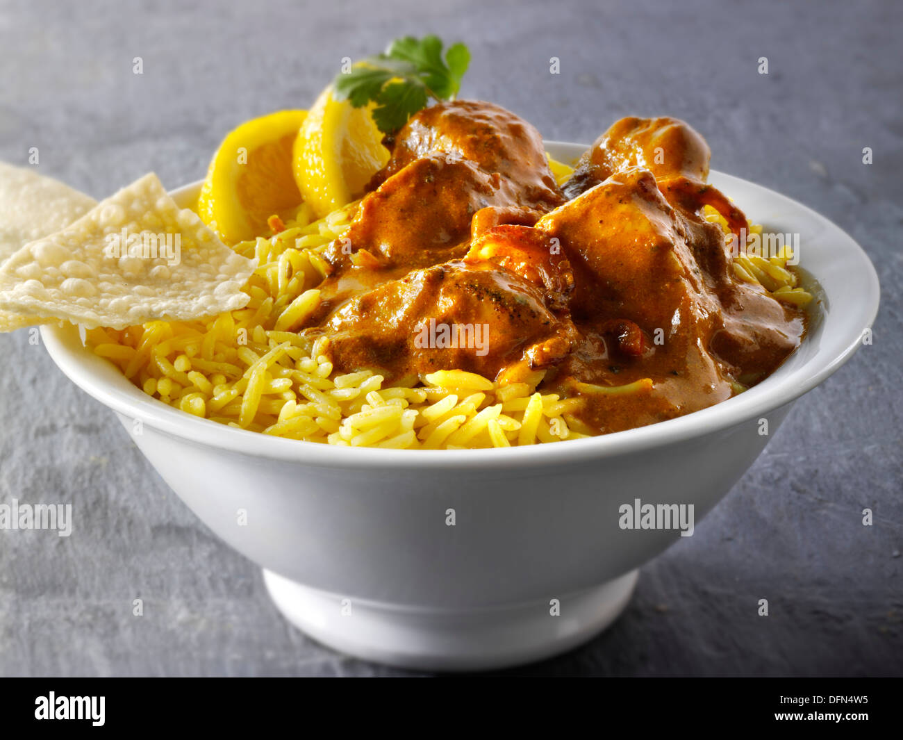 Chicken Masala Indian Curry Stock Photo - Alamy