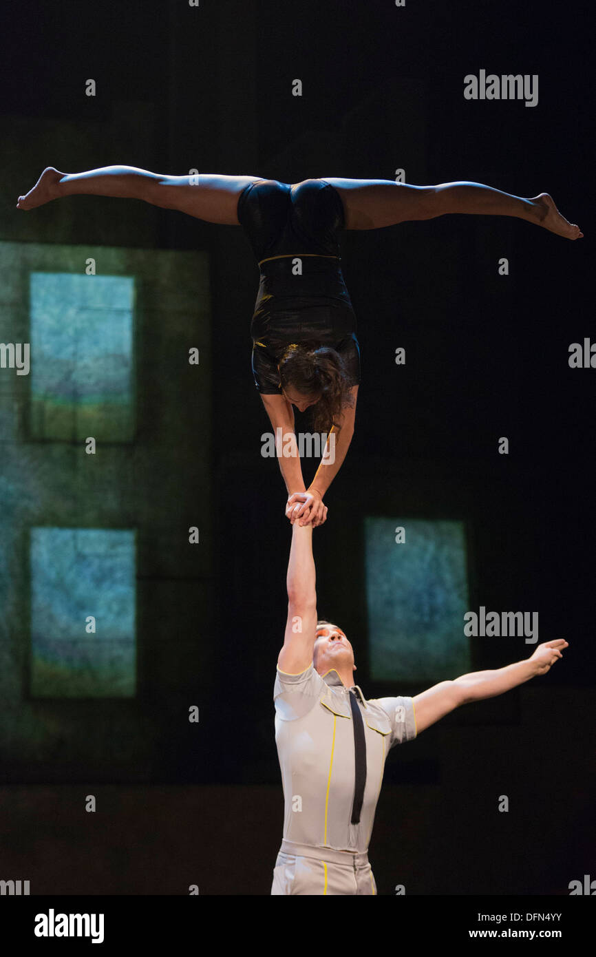 Canadian circus troupe "Cirque Éloize" perform iD at the Peacock ...