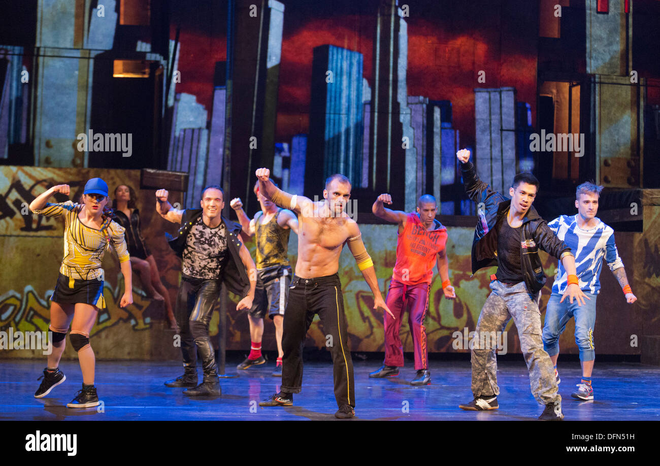 Canadian circus troupe "Cirque Éloize" perform iD at the Peacock ...