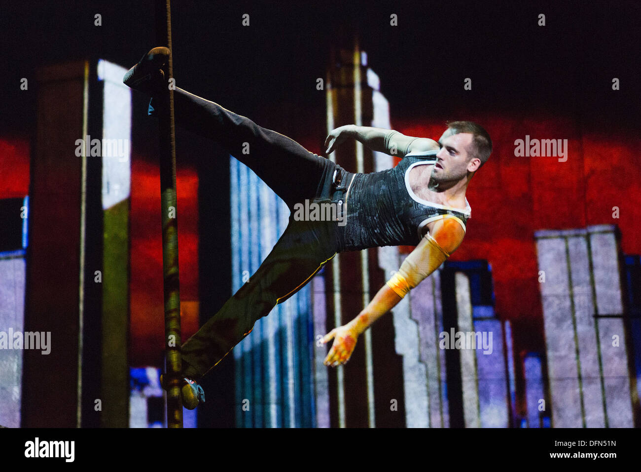 Canadian circus troupe "Cirque Éloize" perform iD at the Peacock ...