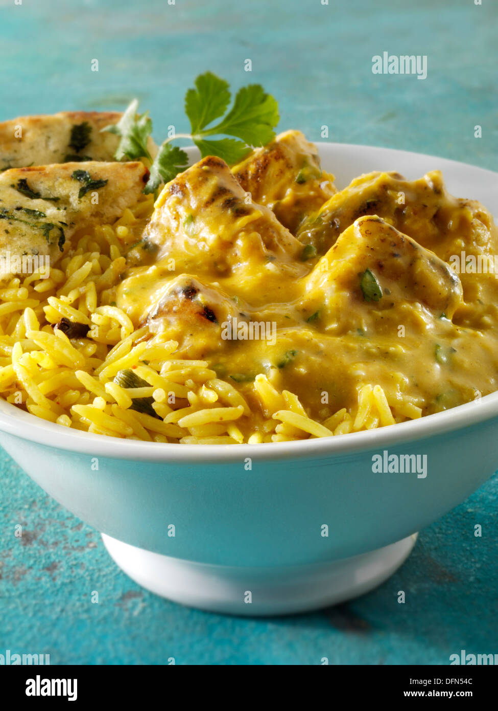 Chicken Korma Curry Stock Photo - Alamy
