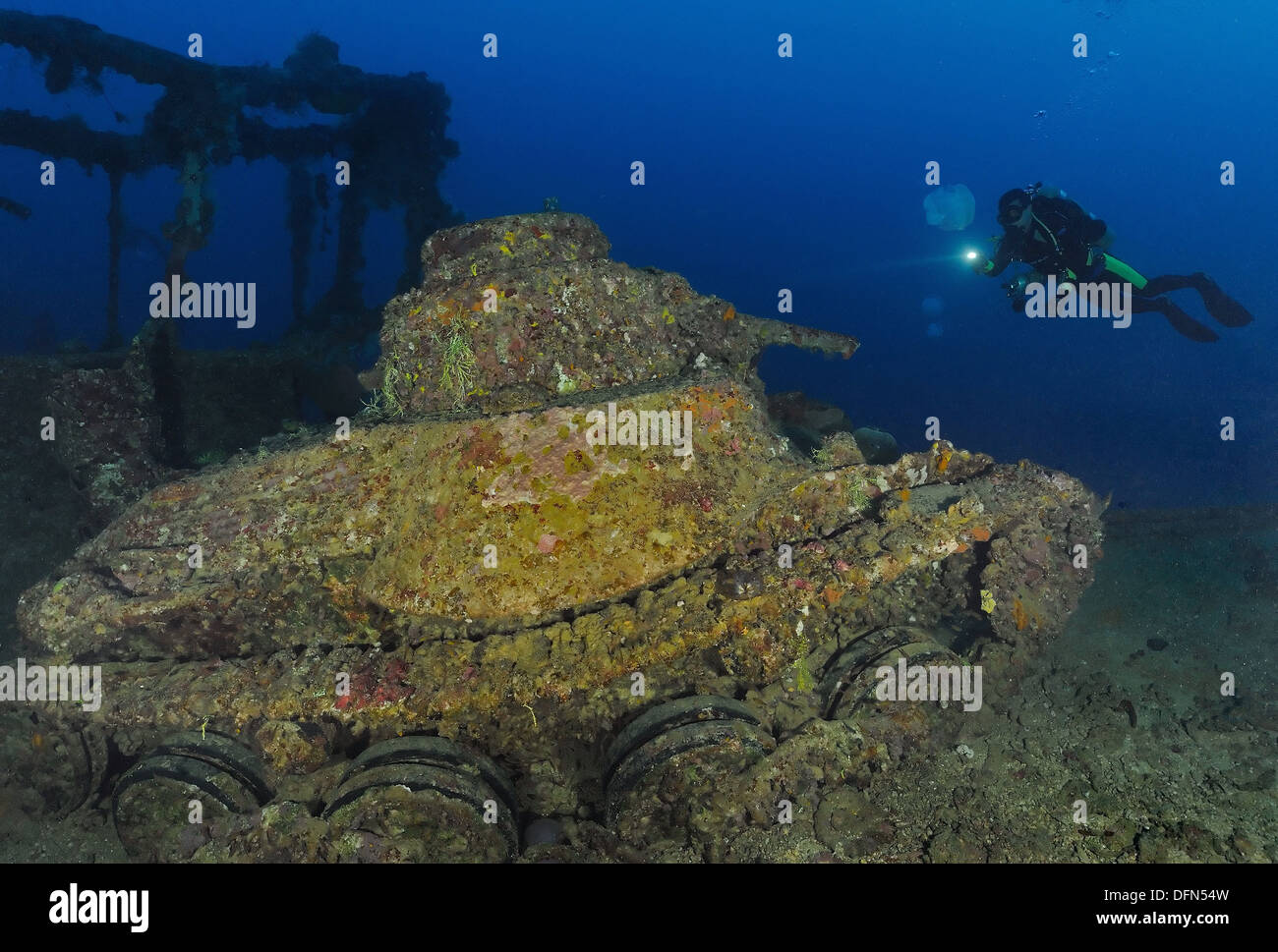 Wrecked tank hi-res stock photography and images - Alamy