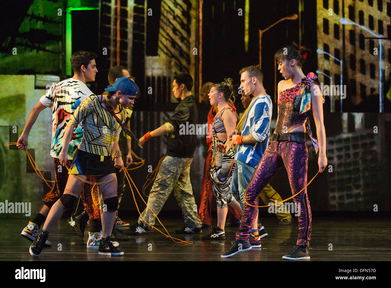 Canadian circus troupe "Cirque Éloize" perform iD at the Peacock ...
