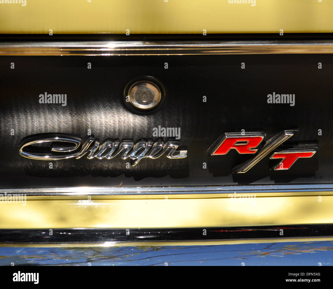 Classic car at fall festival Stock Photo - Alamy