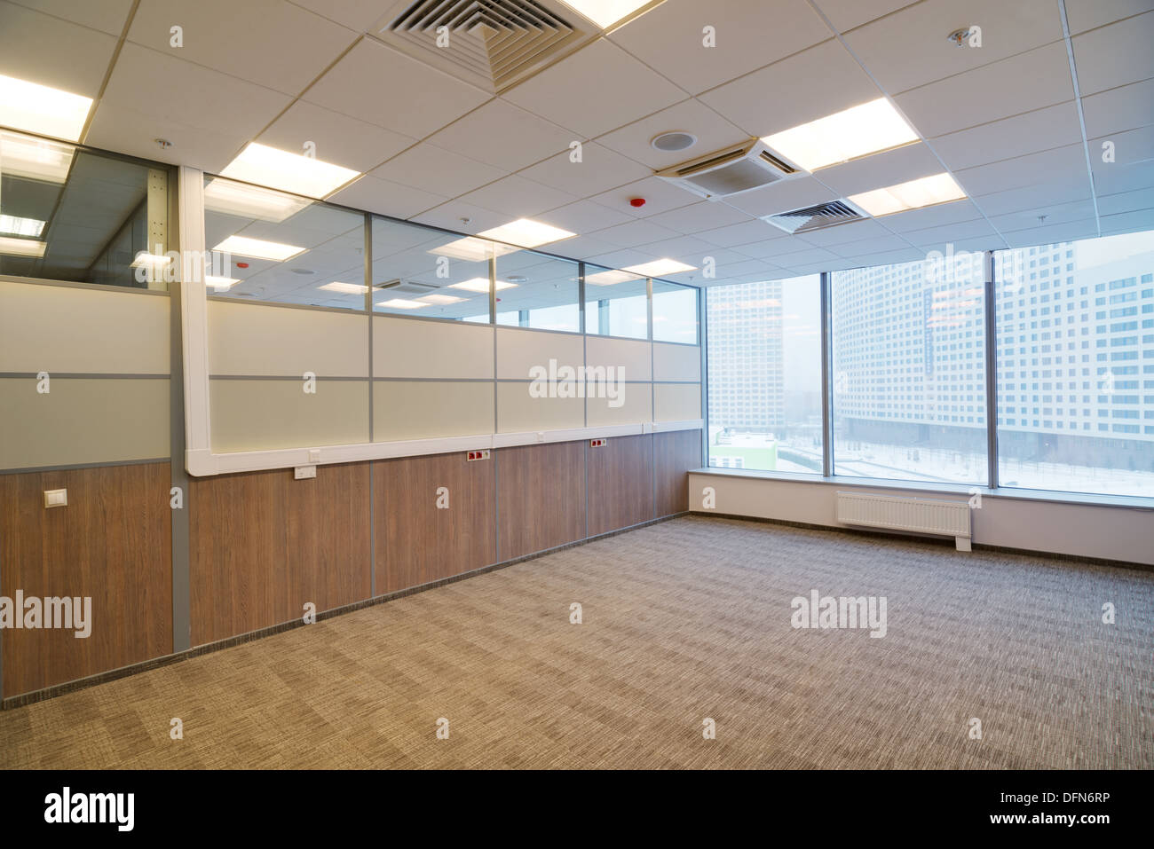 Common generic office building interior Stock Photo - Alamy