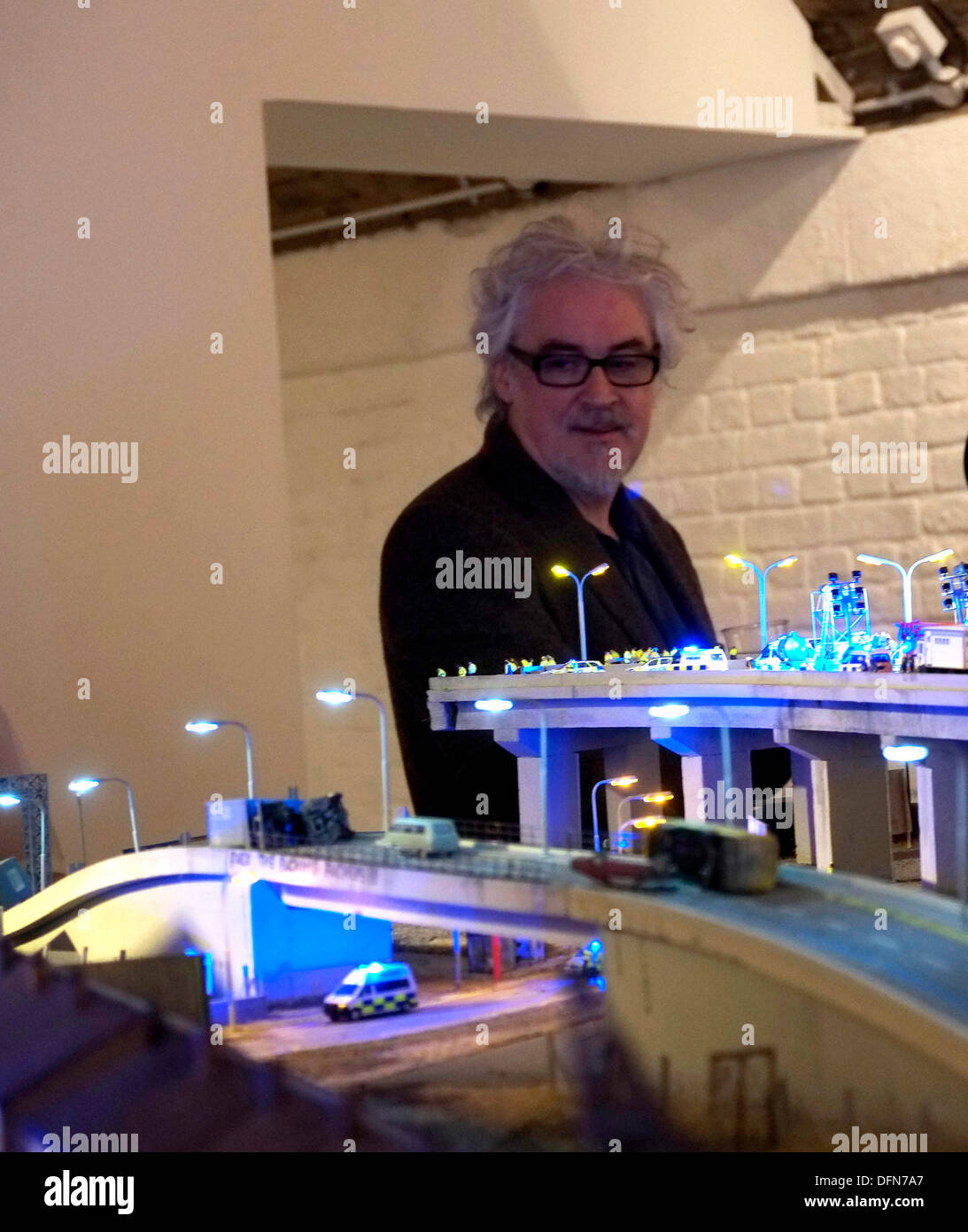 London, UK. 7th Oct, 2013. Former KLF member James Cauty shows his new ...