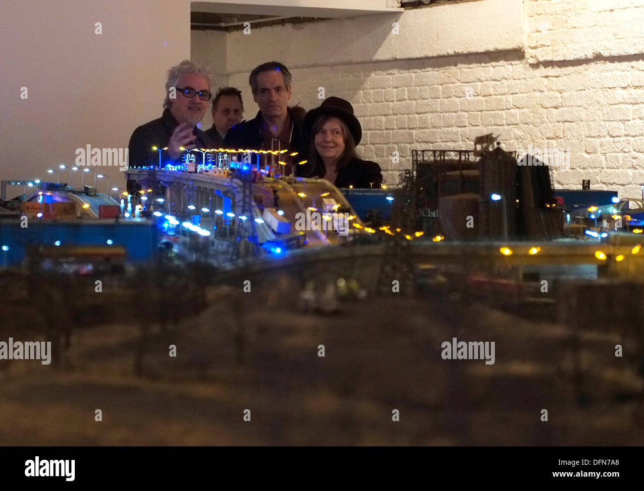 London, UK. 7th Oct, 2013. Former KLF member James Cauty shows his new ...