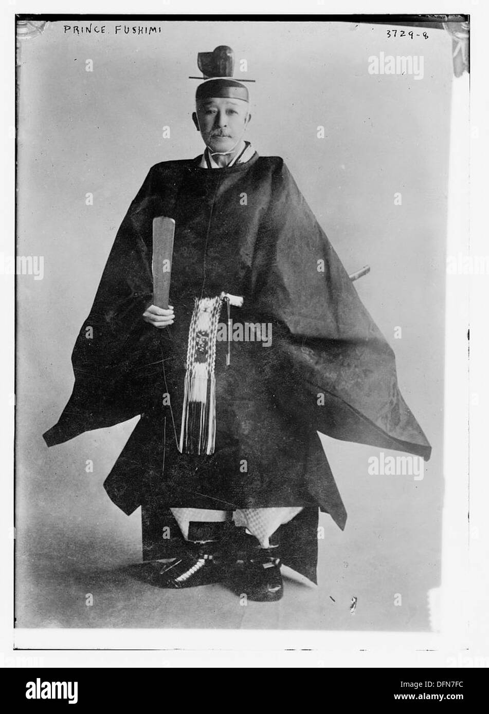 This portrait from the Library of Congress depicts Prince Fushimi, a ...