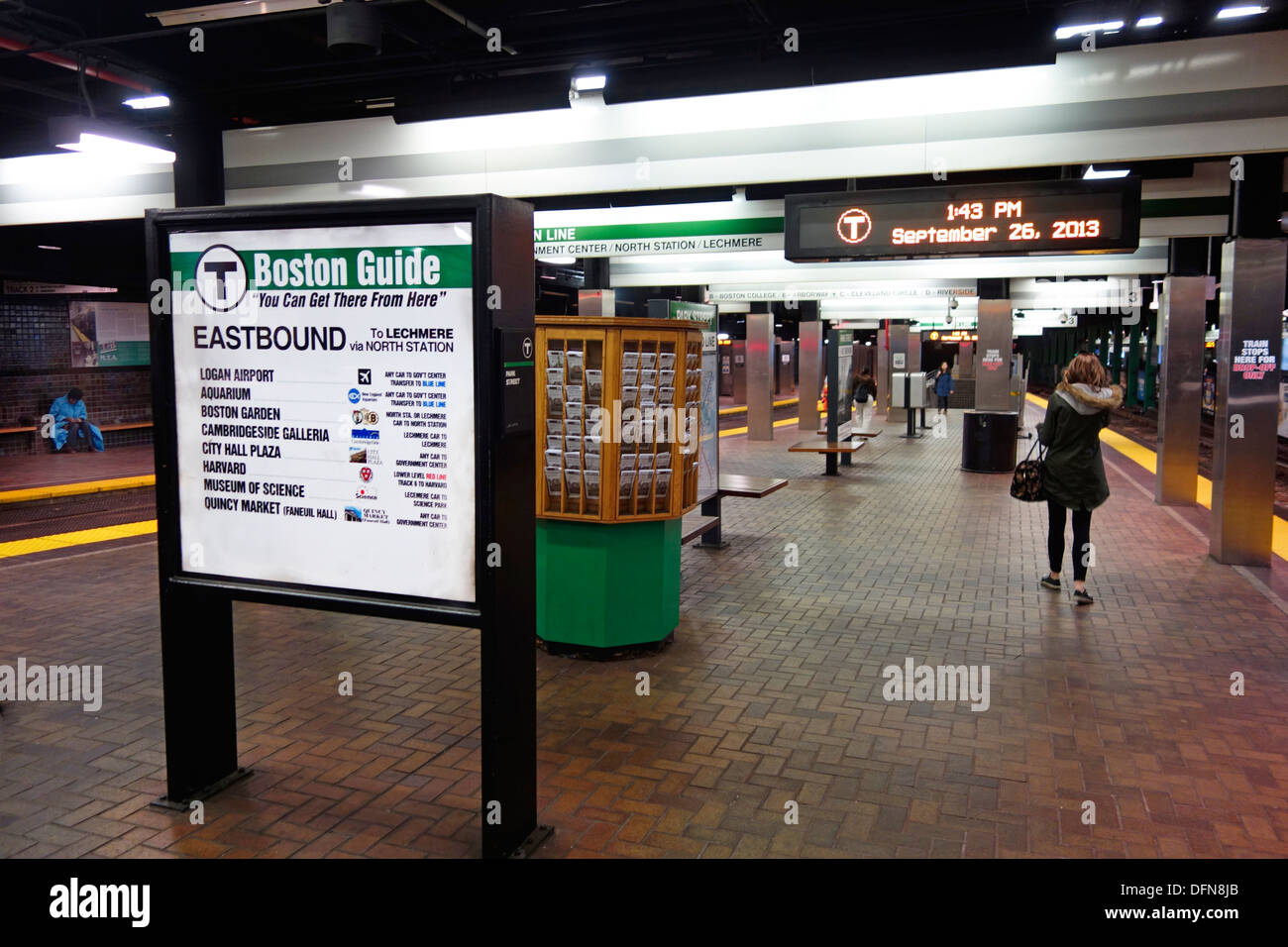Map of boston subway hi-res stock photography and images - Alamy