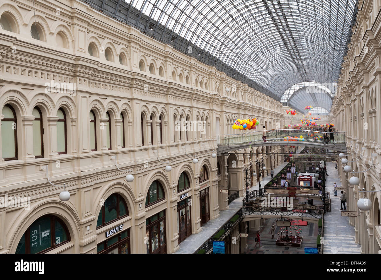 Gum Department Store Moscow Stock Photos & Gum Department Store Moscow ...