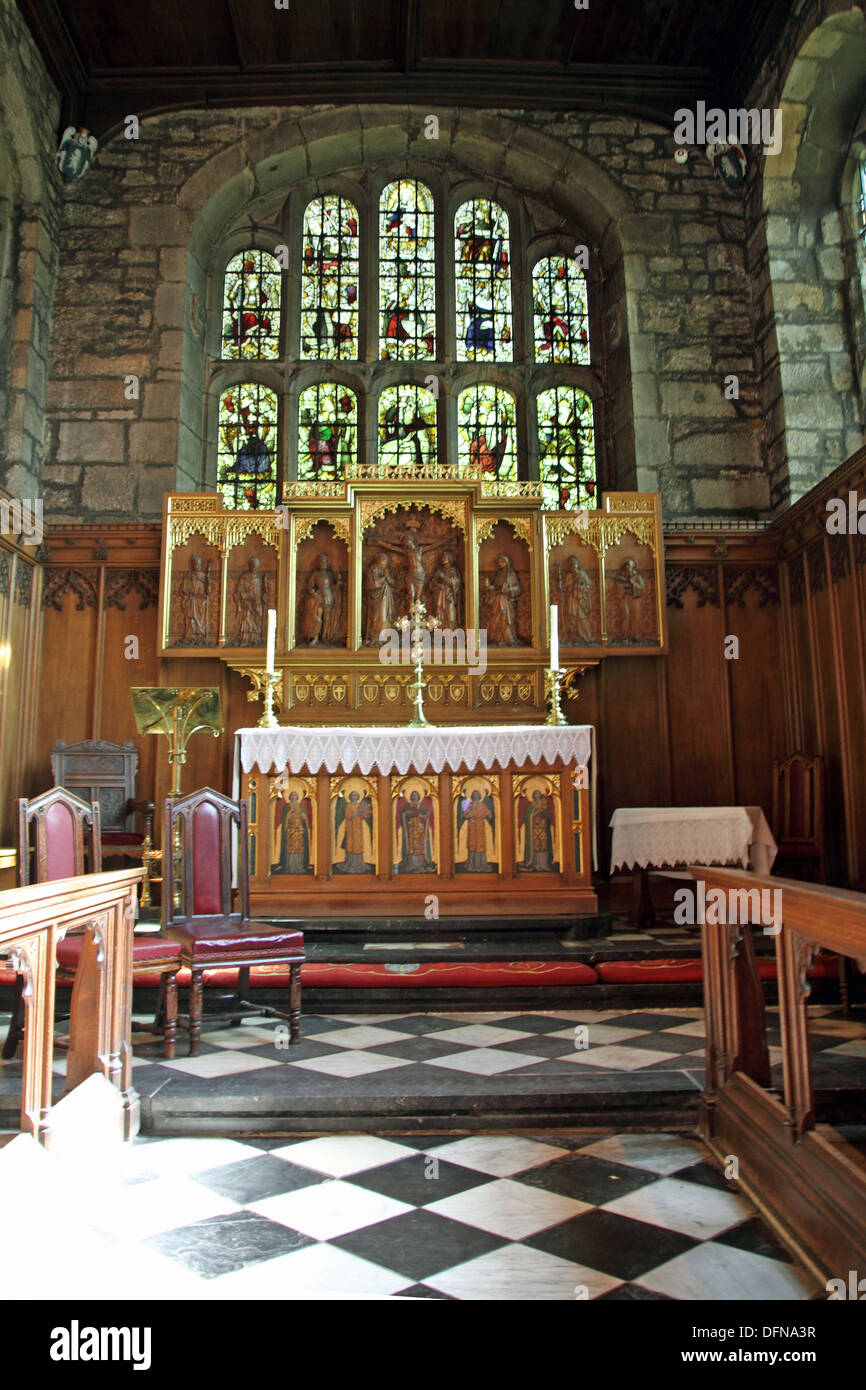 Durham norman chapel castle hi-res stock photography and images - Alamy