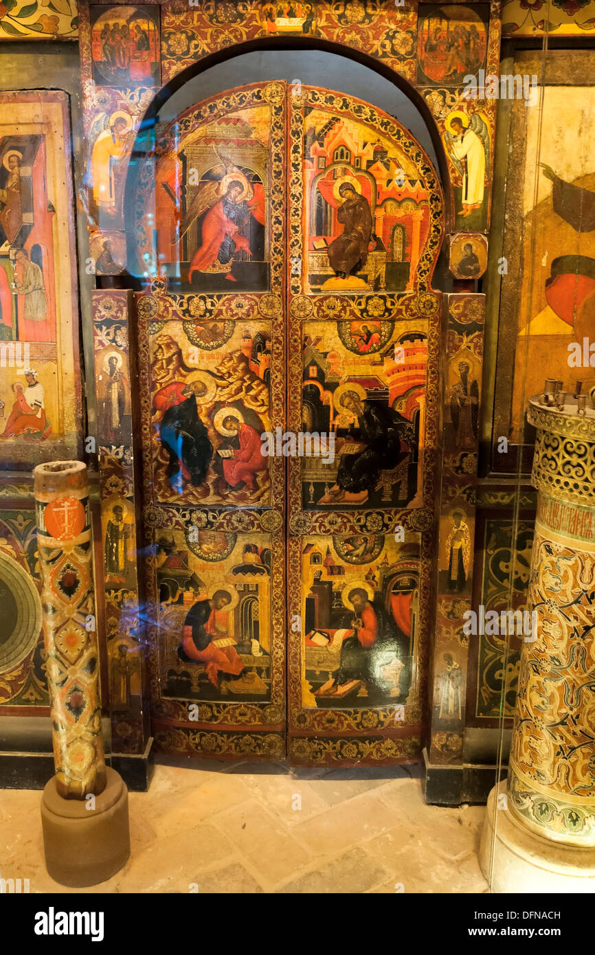 Interior St Basil's Cathedral, Red Square, Moscow, Russia Stock Photo ...