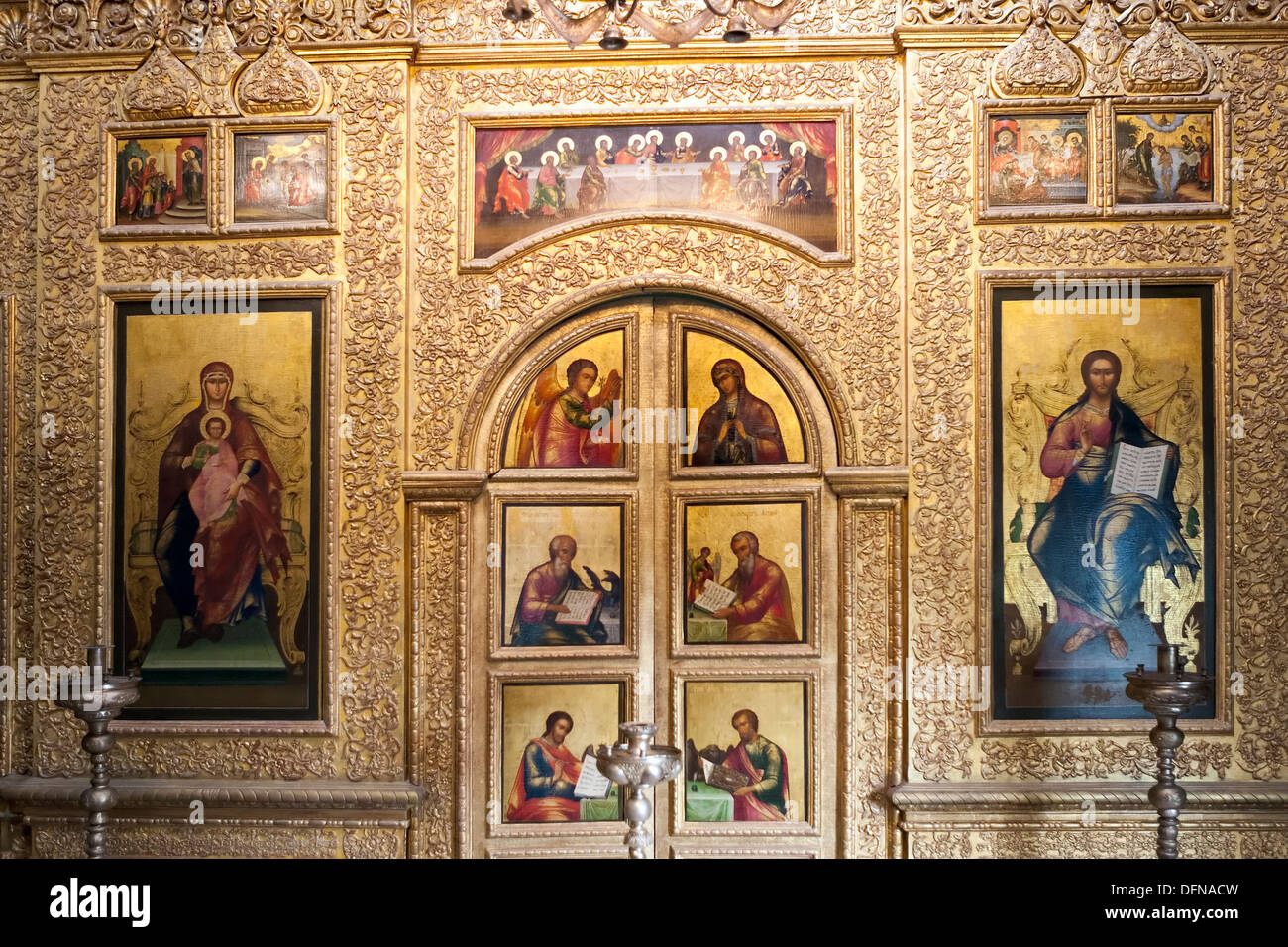 Interior St Basil's Cathedral, Red Square, Moscow, Russia Stock Photo ...