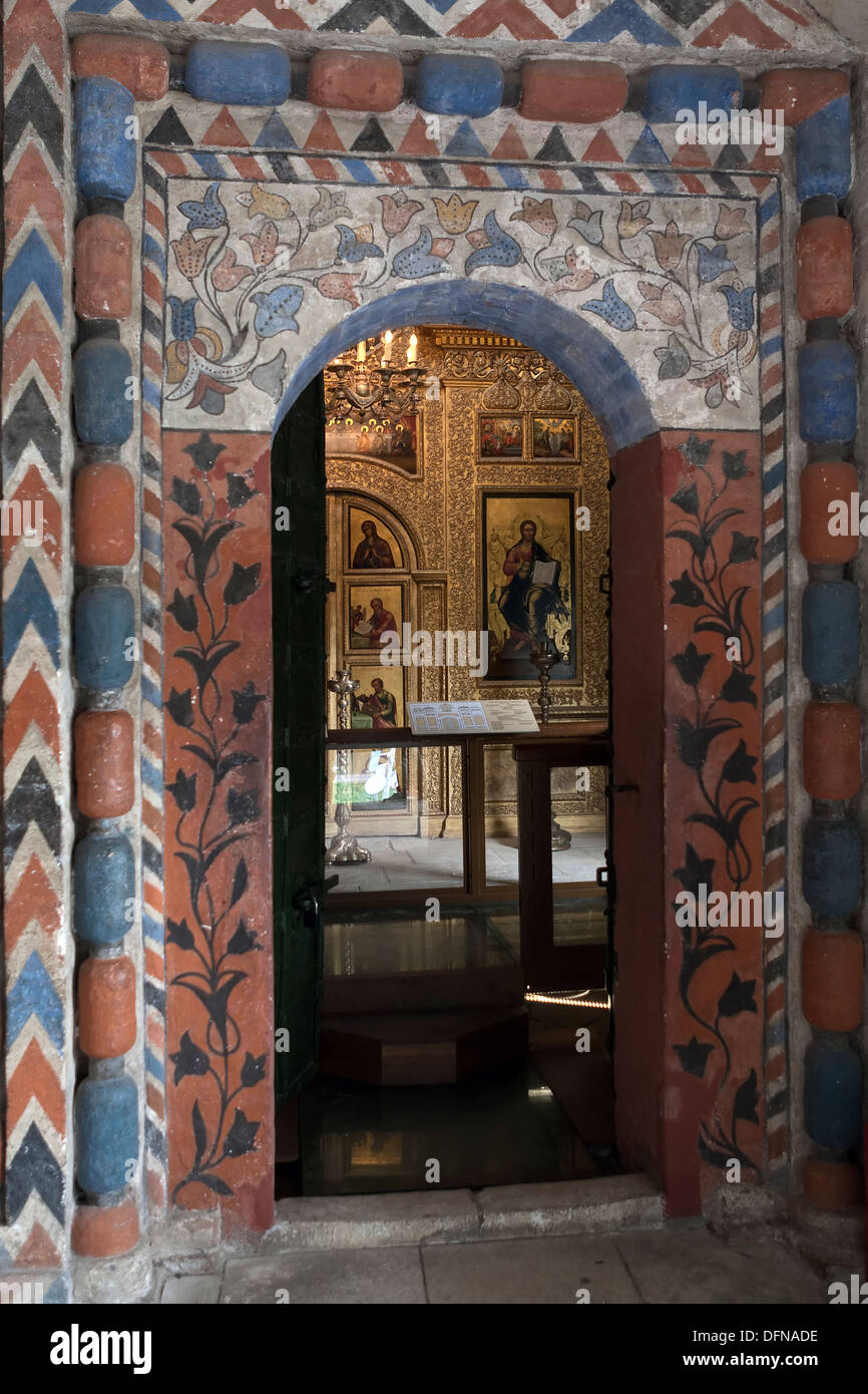 Interior St Basil's Cathedral, Red Square, Moscow, Russia Stock Photo ...