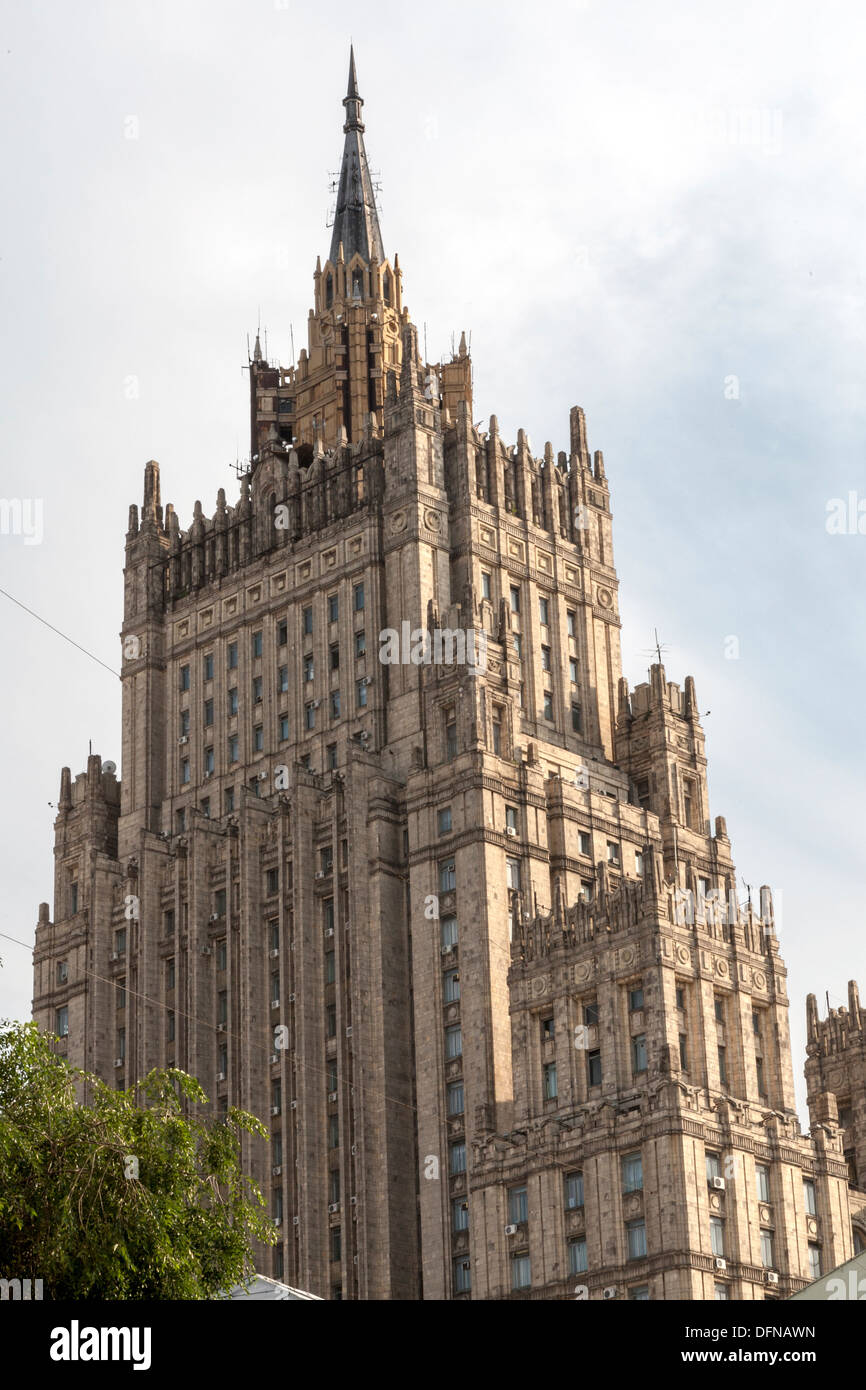 Moscow building soviet ministry foreign hi-res stock photography and ...