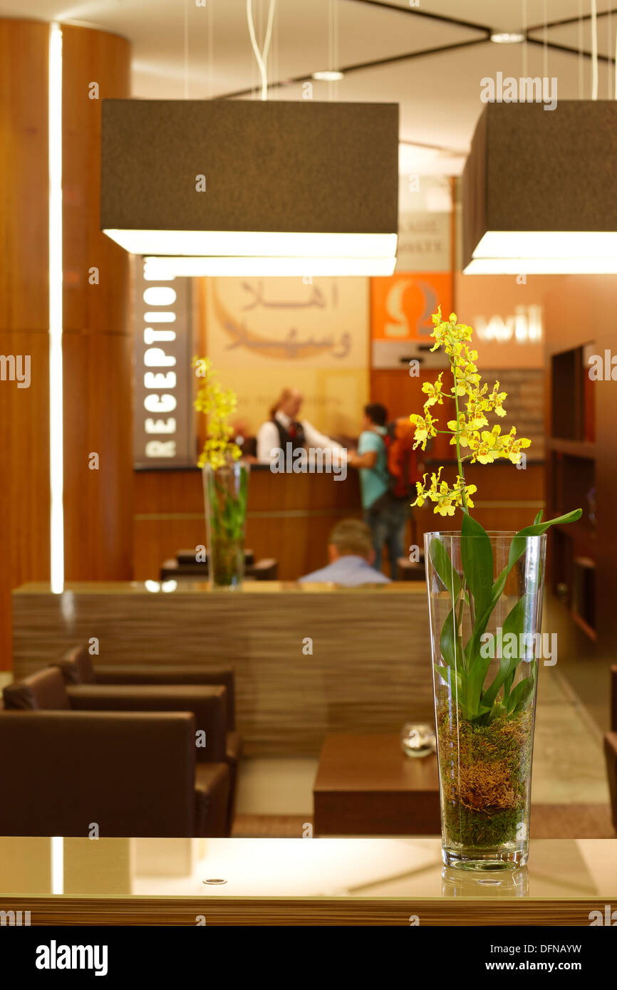 Reception of Park Inn Hotel, Alexanderplatz, Berlin, Germany Stock ...