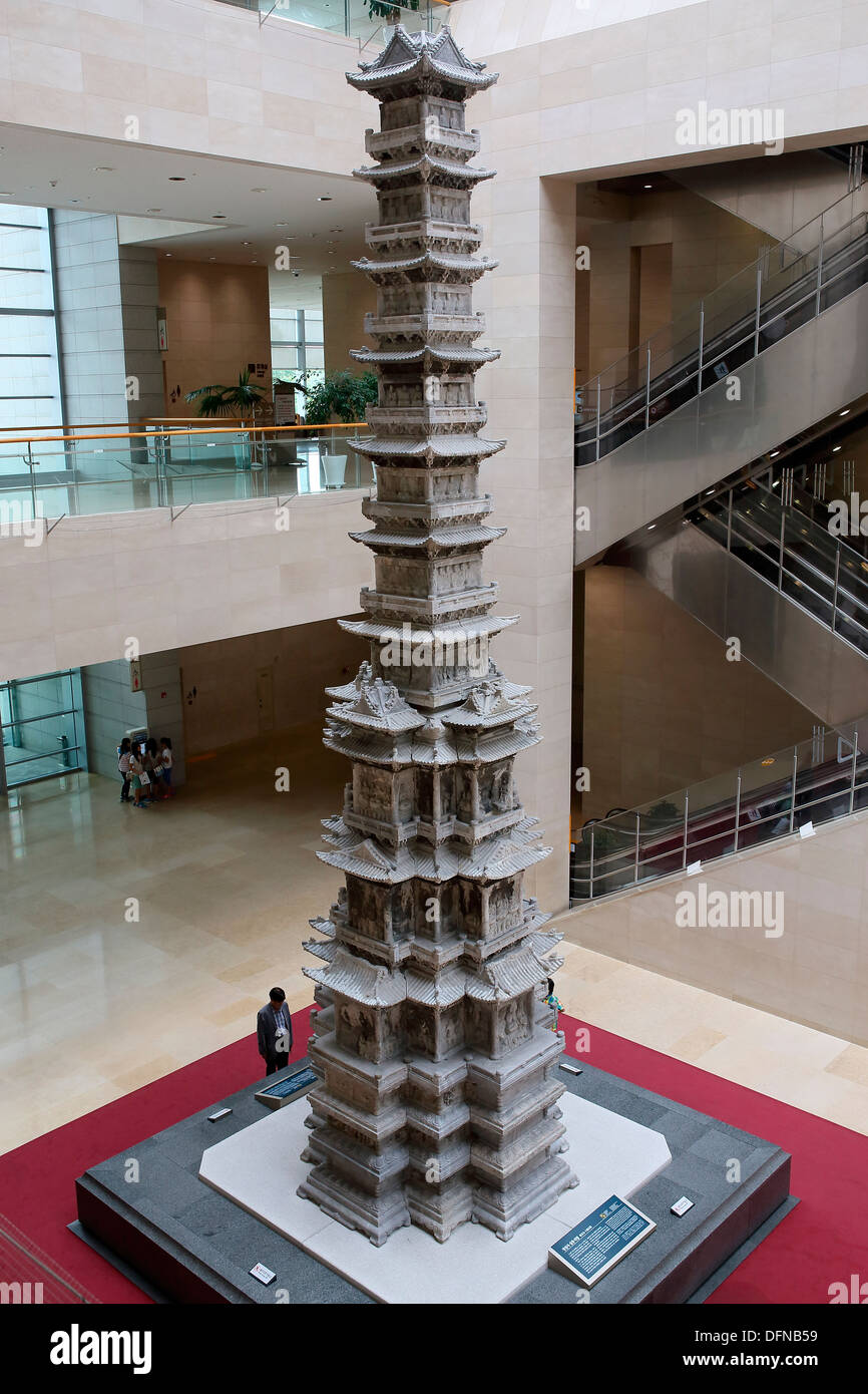 National Museum of Korea pagoda Stock Photo - Alamy