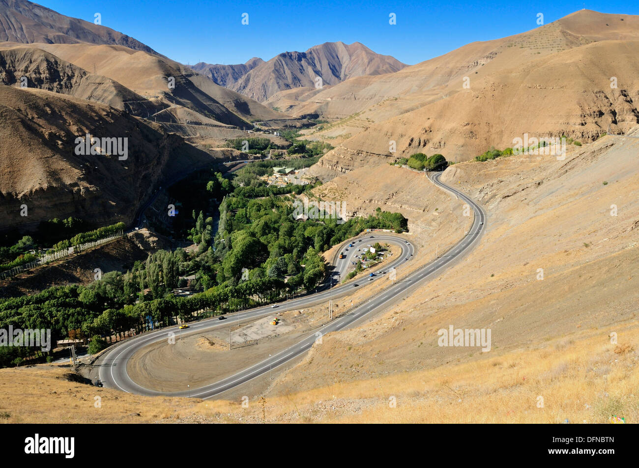 Valley in the central alborz mountains hi-res stock photography and ...