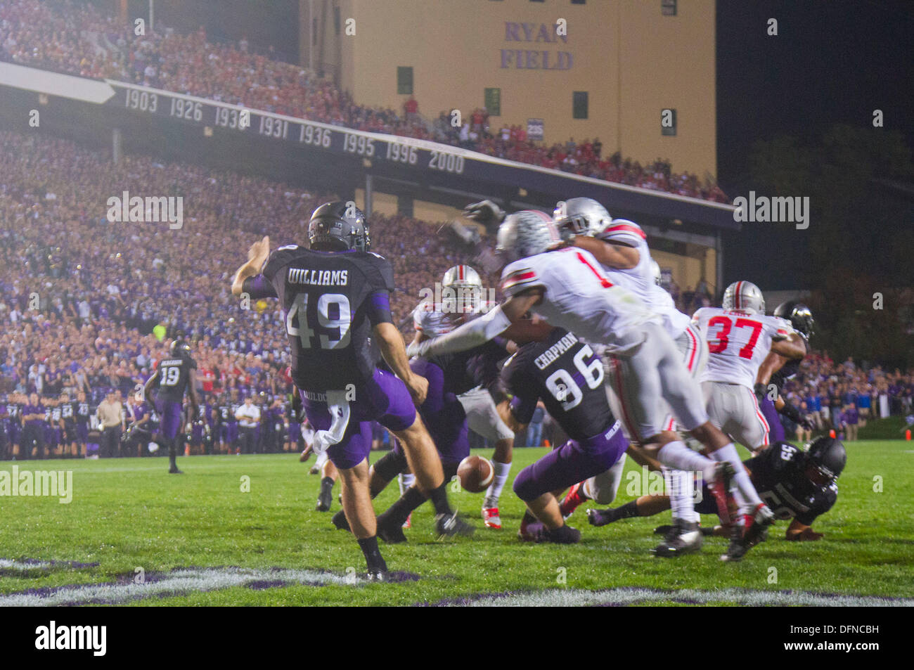 October 5 , 2013: Ohio State Buckeyes cornerback Bradley Roby #1 blocks ...