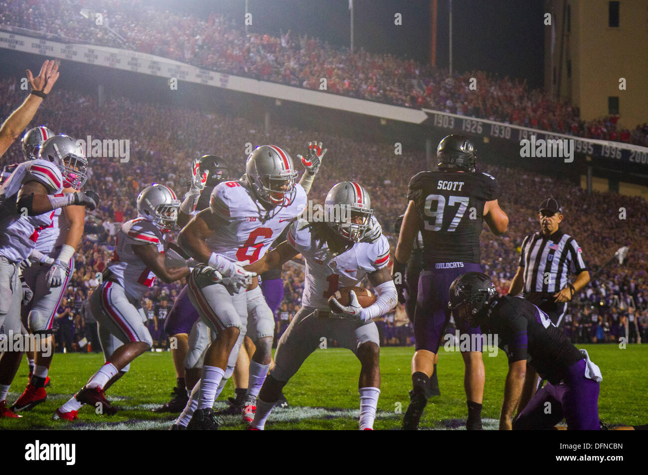 October 5 , 2013: Ohio State Buckeyes cornerback Bradley Roby #1 ...