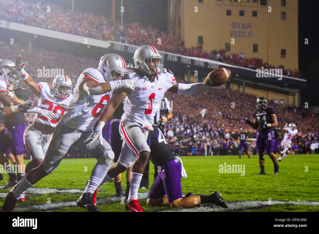 October 5 , 2013: Ohio State Buckeyes cornerback Bradley Roby #1 ...
