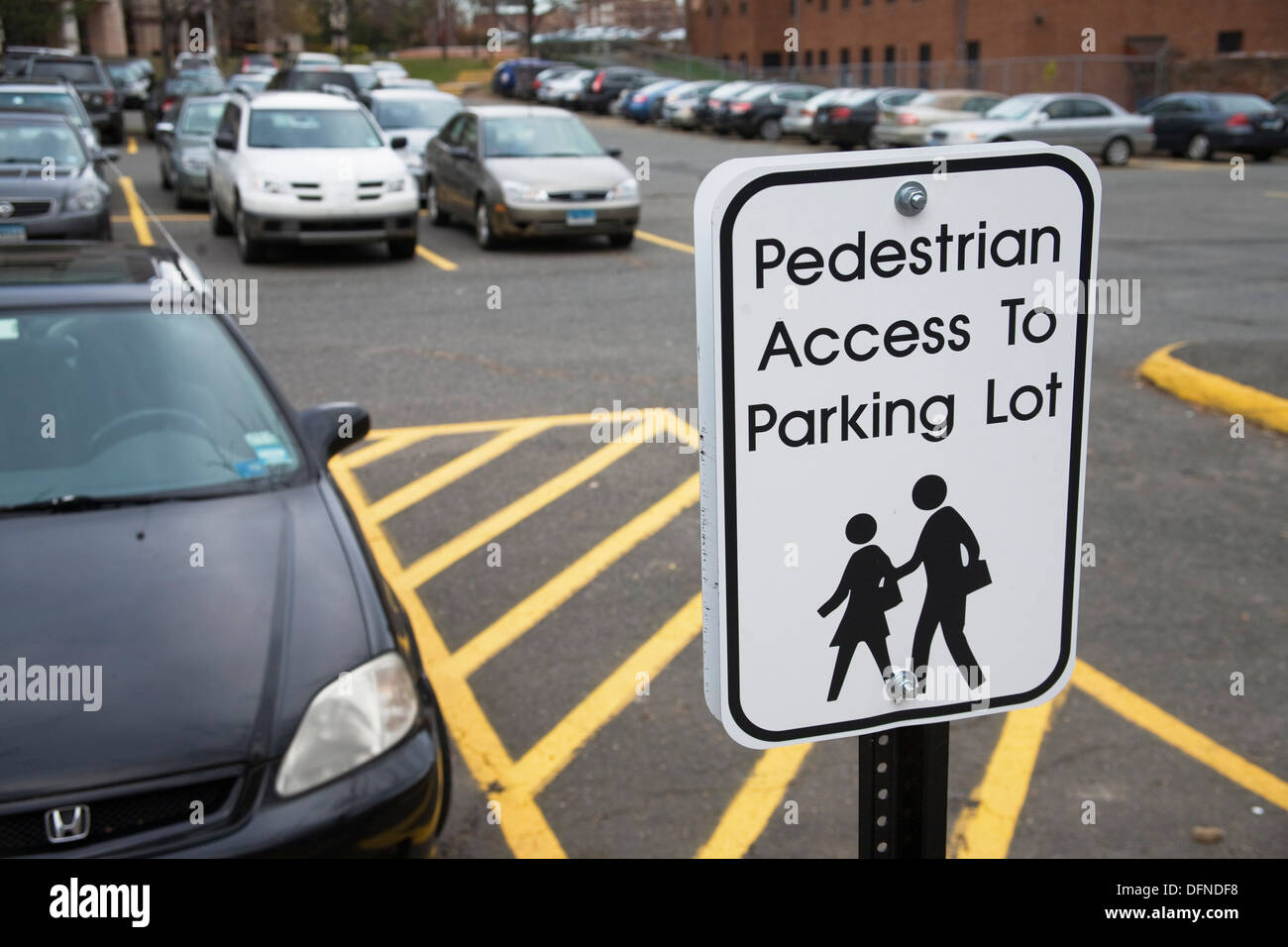 Parking lot pedestrian access hi-res stock photography and images - Alamy