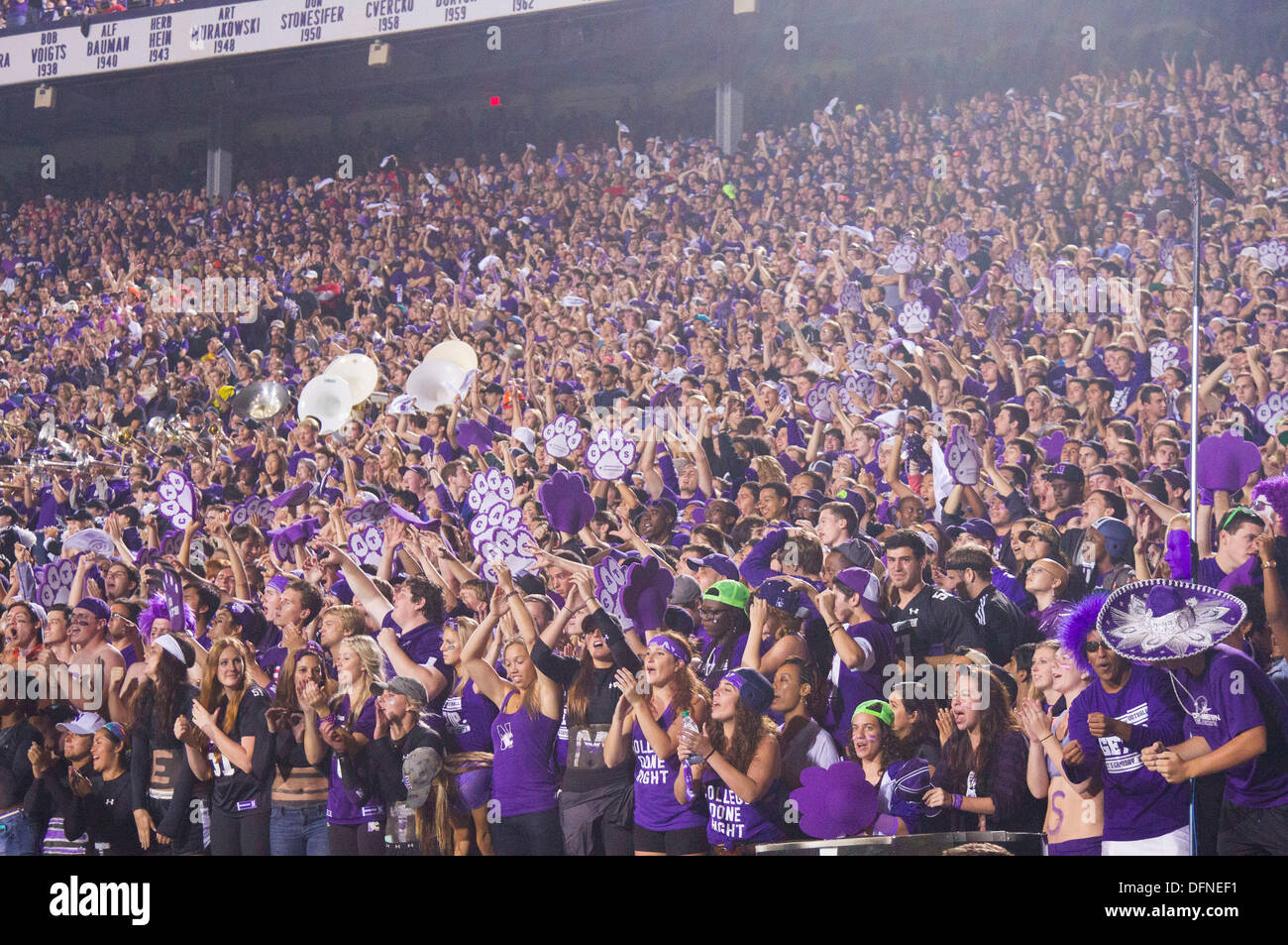 Ohio state student section during hi-res stock photography and images ...