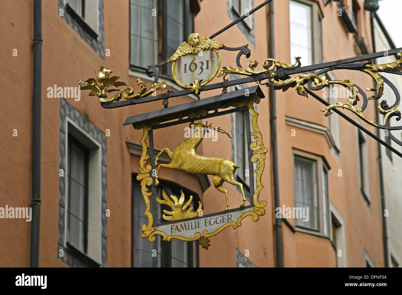 Sign innsbruck hi-res stock photography and images - Alamy
